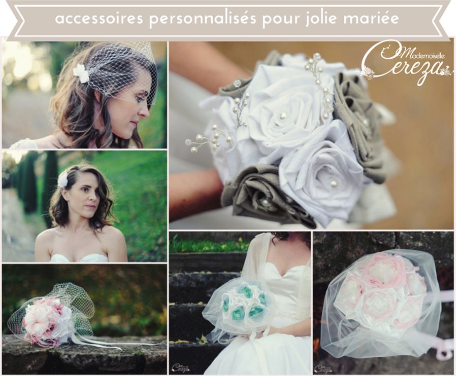 Accessoires mariage personnalisés, sur-mesure ... l'atelier #114 ...